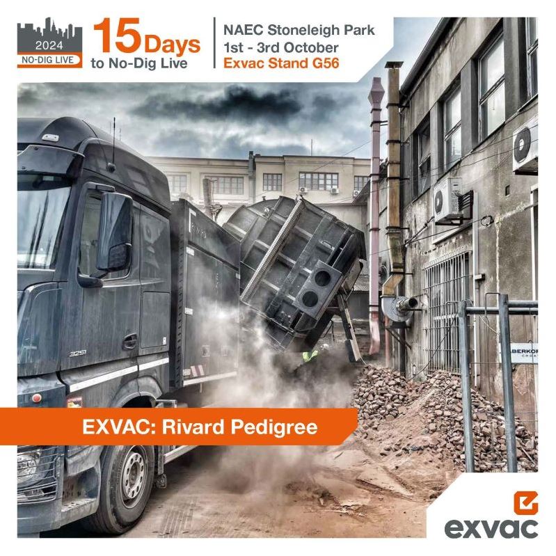 The EXVAC at No-Dig Live 2024 ! - Rivard